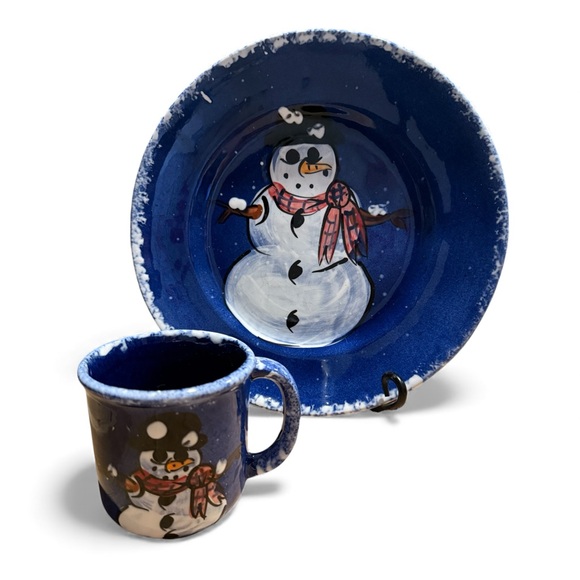 Debra Kelly | Dining | Debra Kelly Snowmen Collection Complete 2piece ...